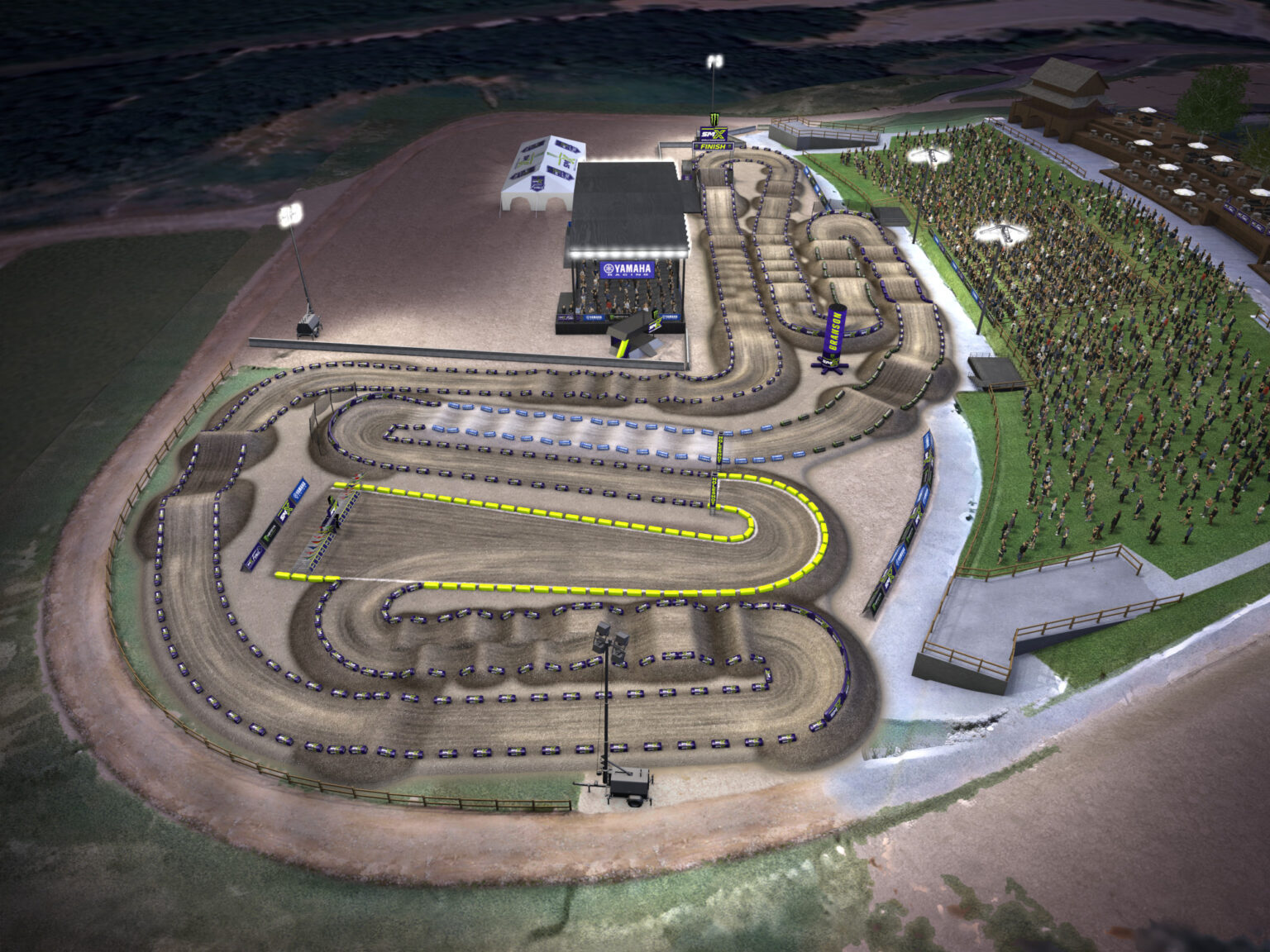 2026 SMX Track Maps | SuperMotocross