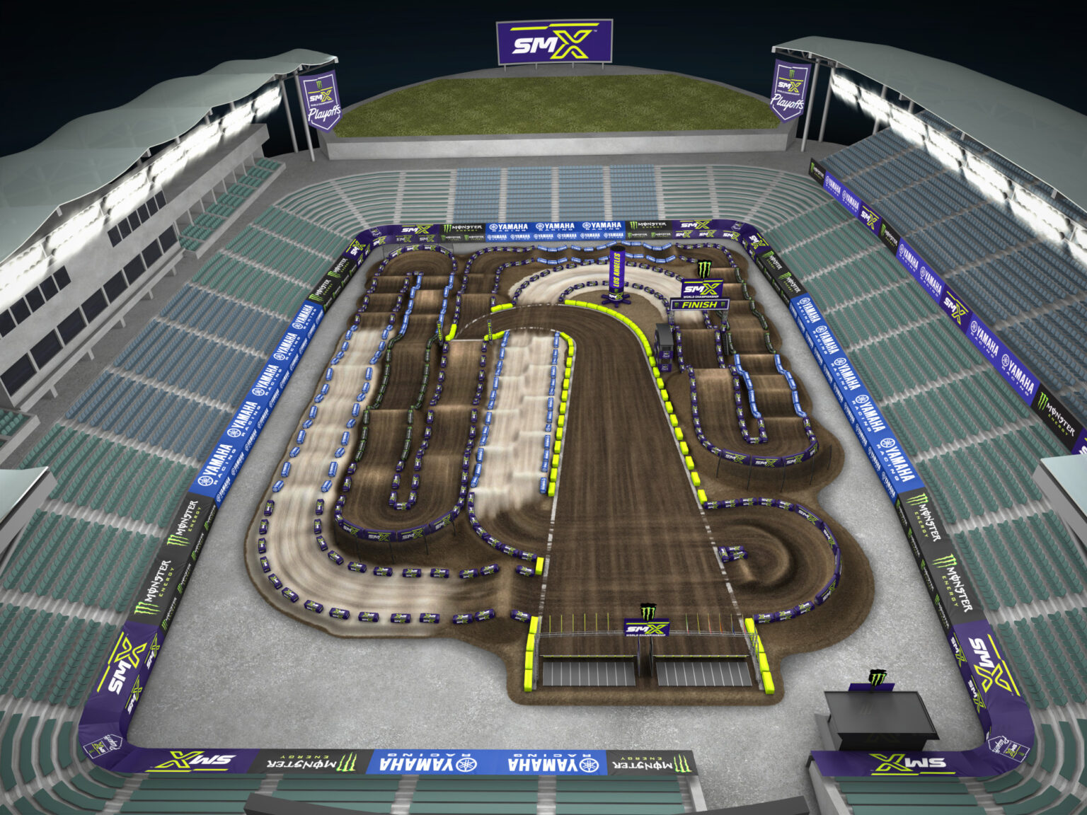 2026 SMX Track Maps | SuperMotocross