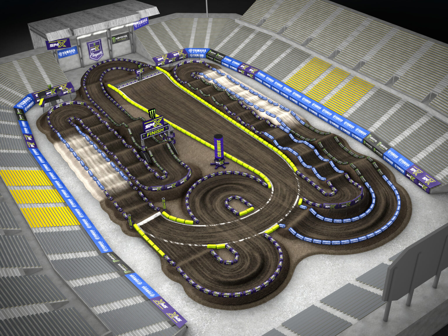 2026 SMX Track Maps | SuperMotocross